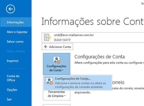 Como configurar uma conta IMAP ou POP no Outlook - Dicas e atalhos de IT